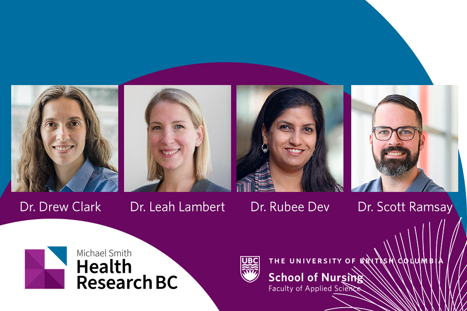 Announcing the 2024 recipients of the Michael Smith Health Research BC awards. | UBC Nursing